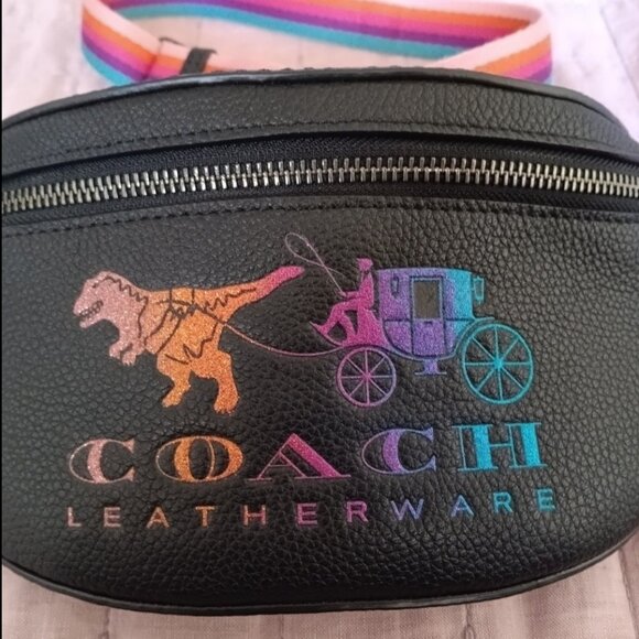 Coach | Bags | Coach Rexy Carriage Rainbow Belt Bag | Poshmark